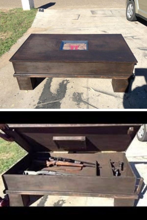 24 DIY Wood Gun Cabinet Plans To Safety Store Your Guns - Handy Keen